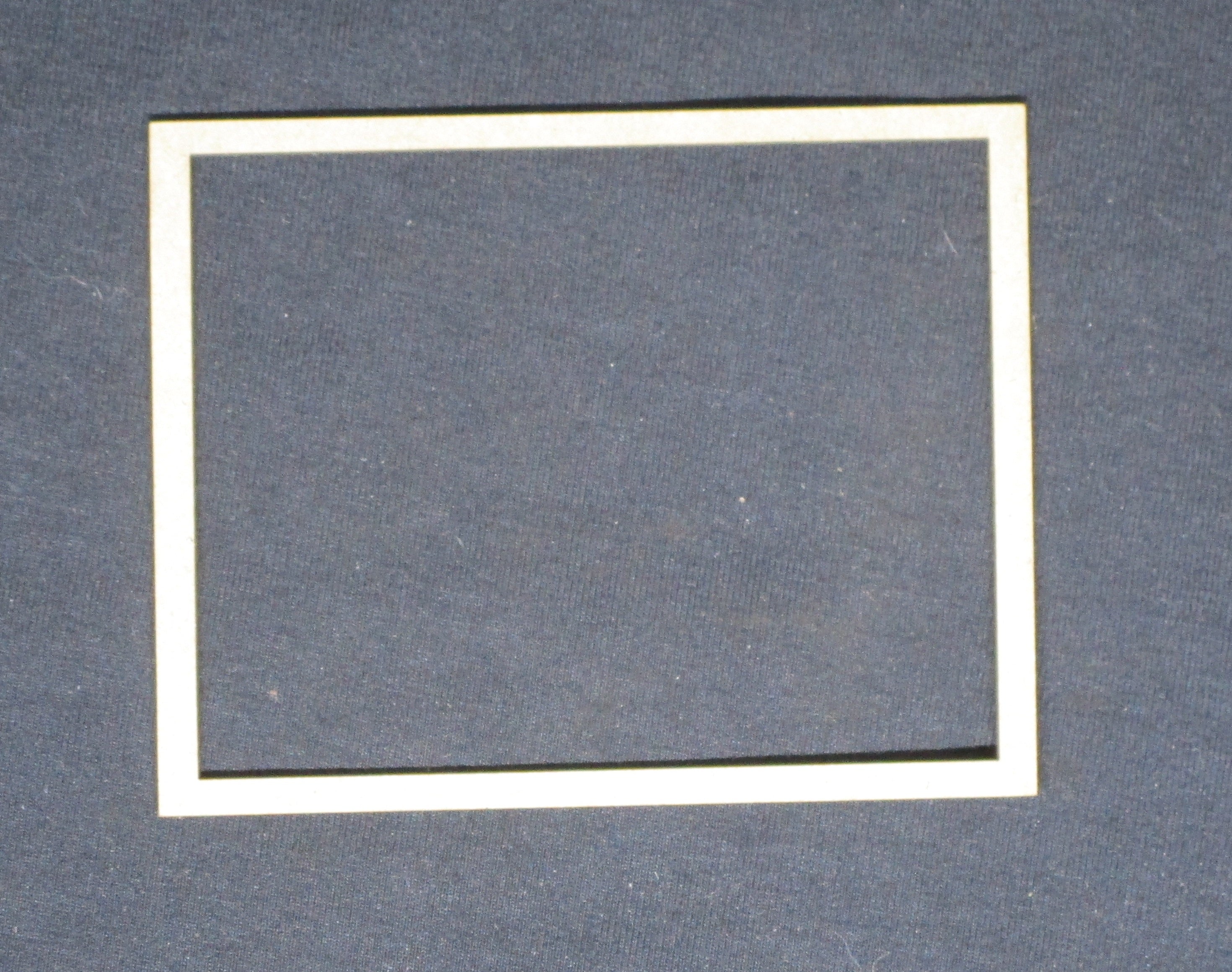 Chipboard Frame Plain Rectangle Small 3 x 4 inch