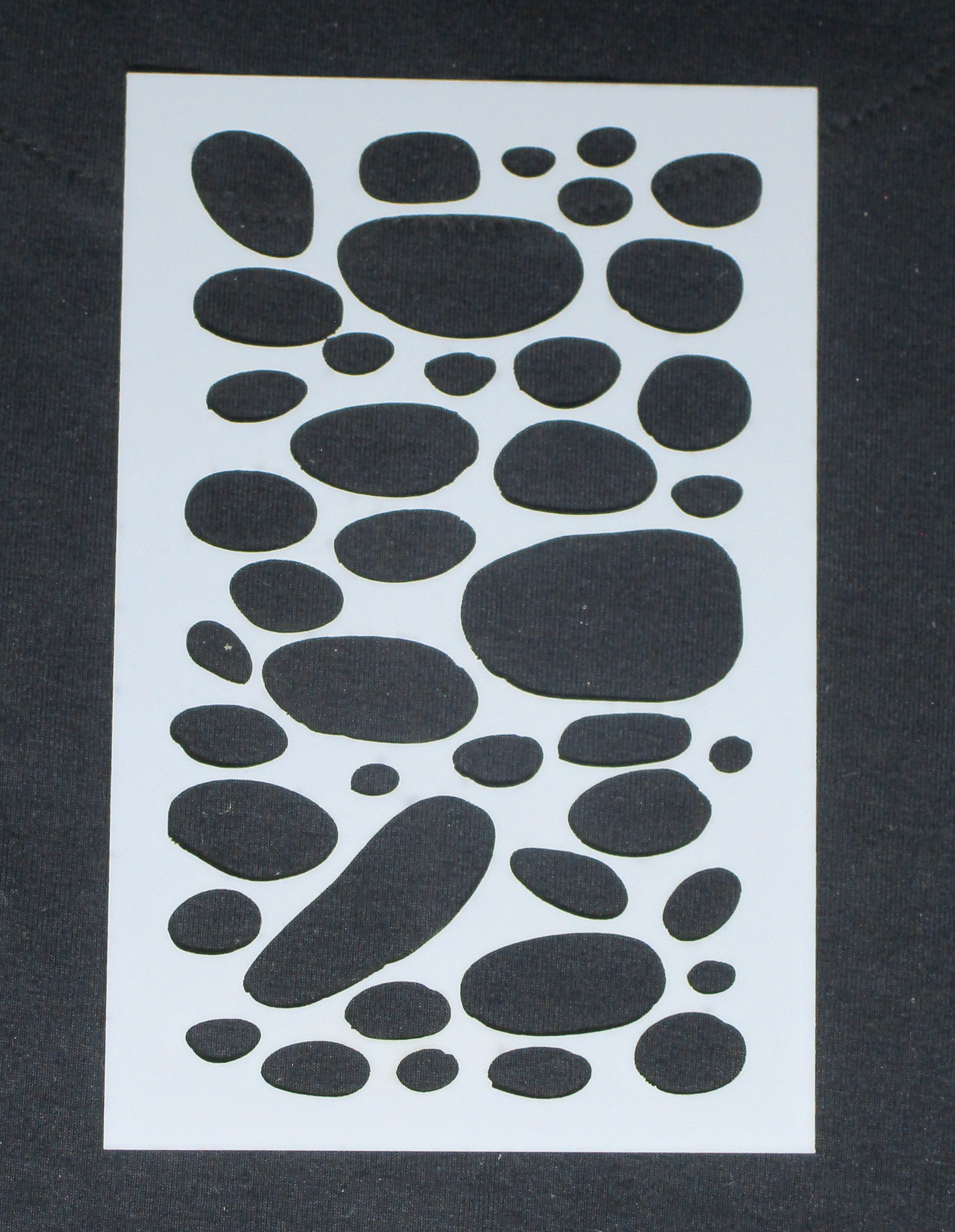 Stencil 6 x 4 Stone Path