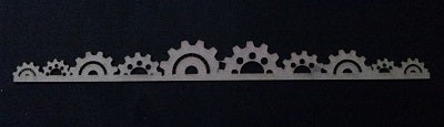 Chipboard Border Cogs Half