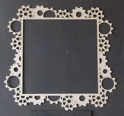 Chipboard Page Frame Cog Border