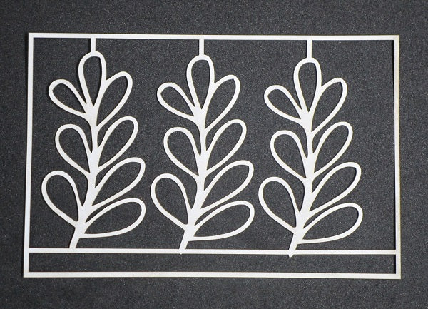 Flowers & Vines White Loopy Vines