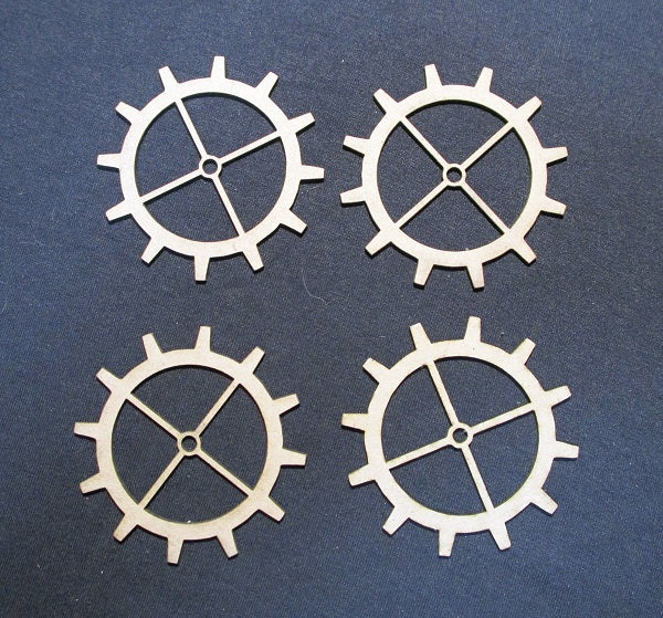 Chipboard Cogs Medium Quads
