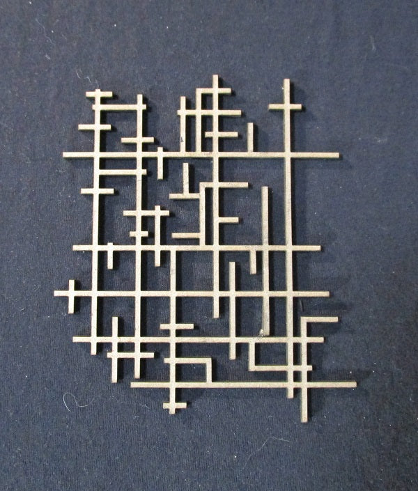 Chipboard Cross Hatch Mesh