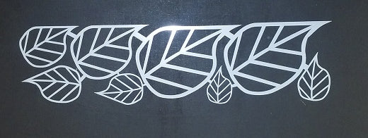 Stencil Strips Fallen Leaves