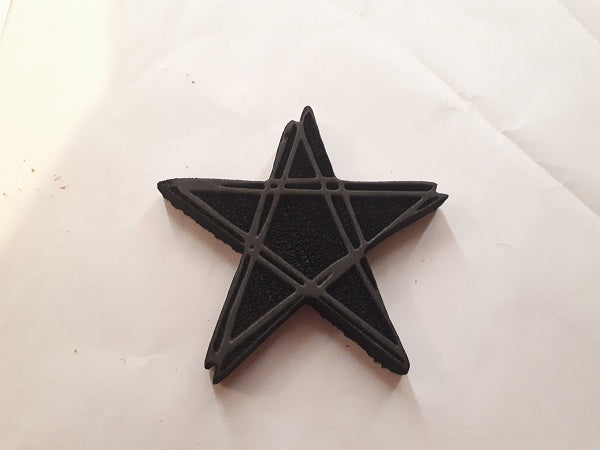 Foam Stamp Squiggle Star