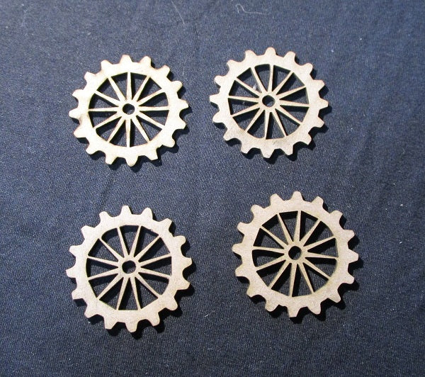 Chipboard Cogs With Sprockets