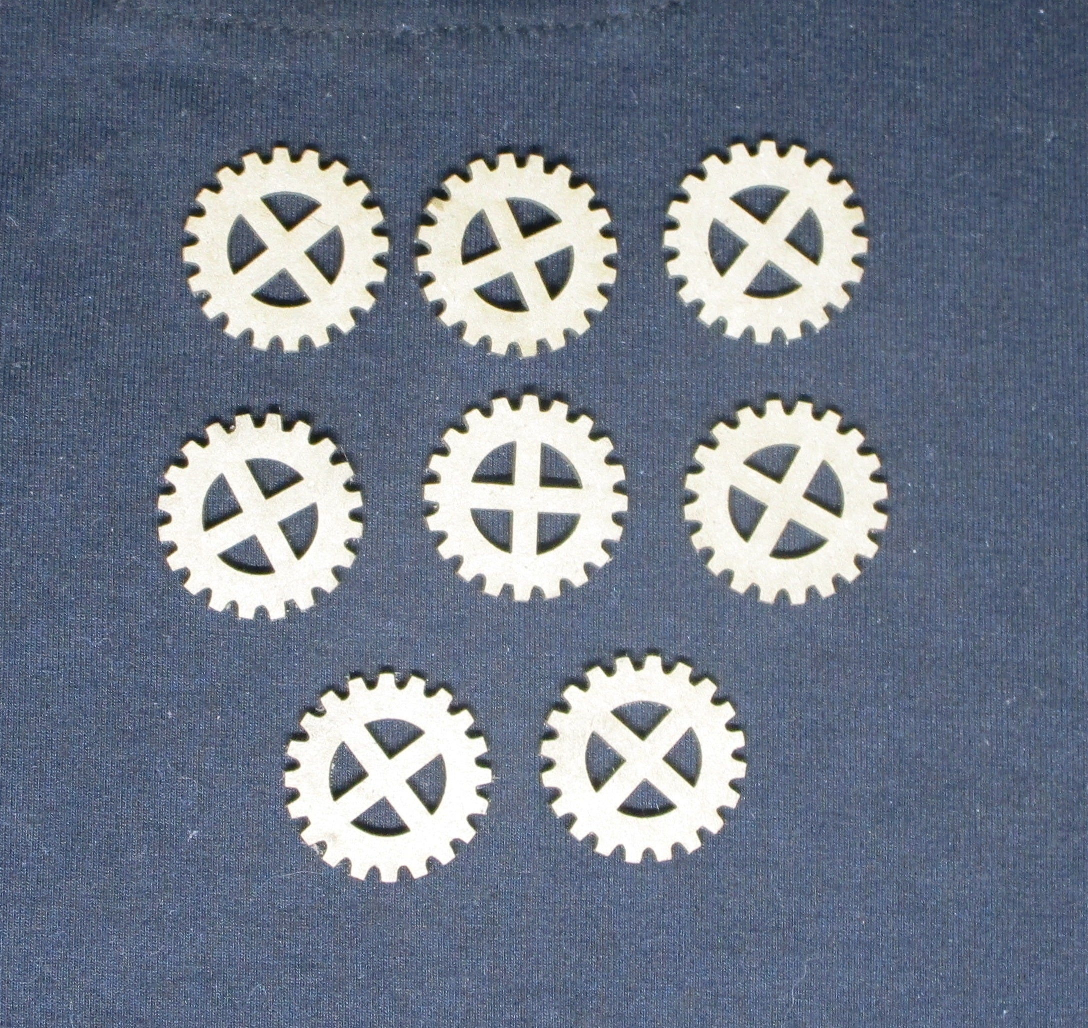 Chipboard Cogs Quads Small