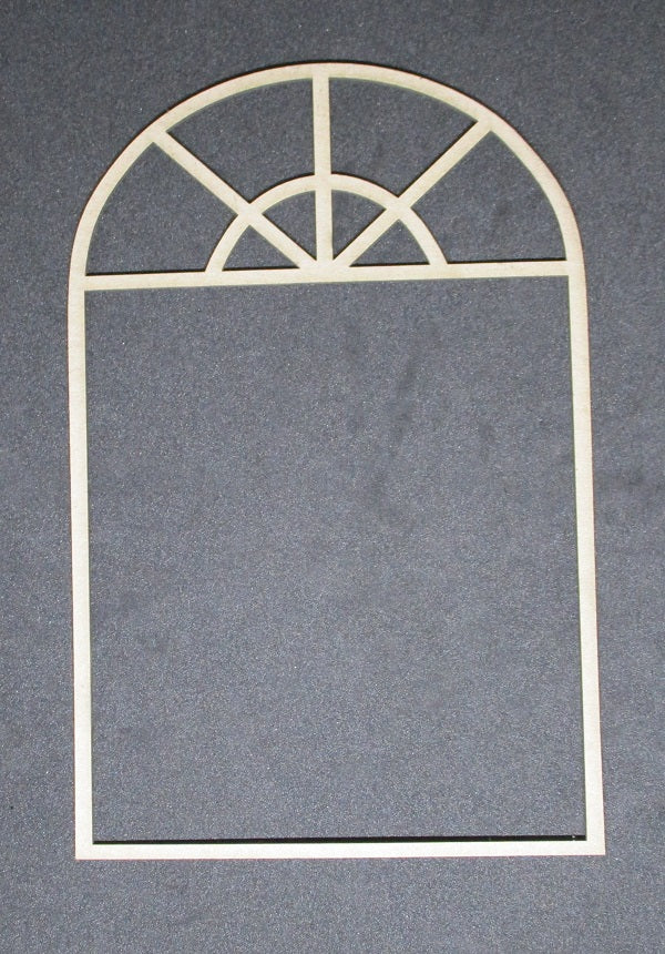 Chipboard Domed Window Frame